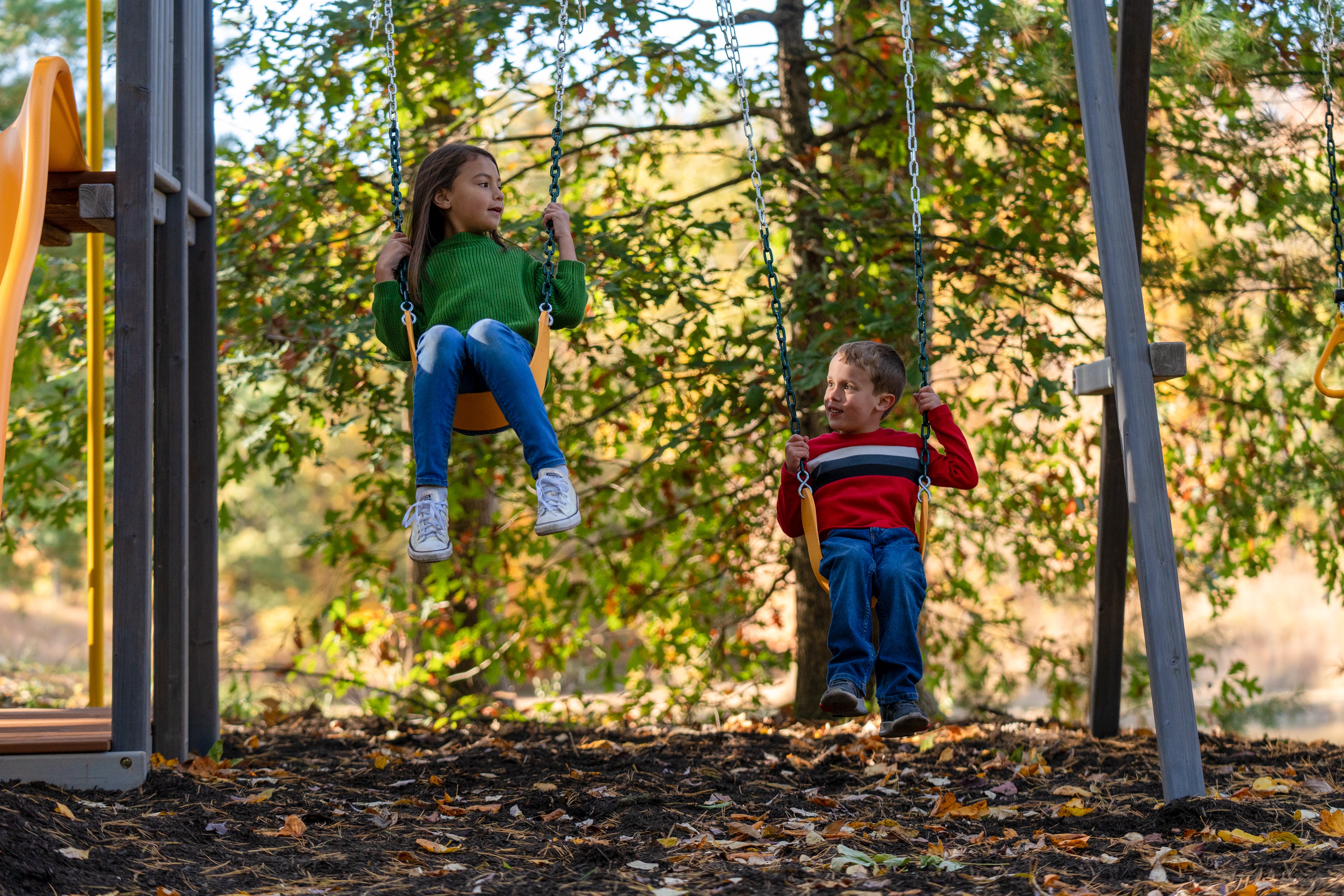 Prepare Your Swingset for Winter Weather | Woodplay