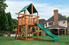 Compact & Small Swingsets - Backyard Playset | Woodplay