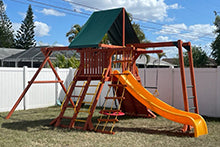 Compact & Small Swingsets - Backyard Playset | Woodplay
