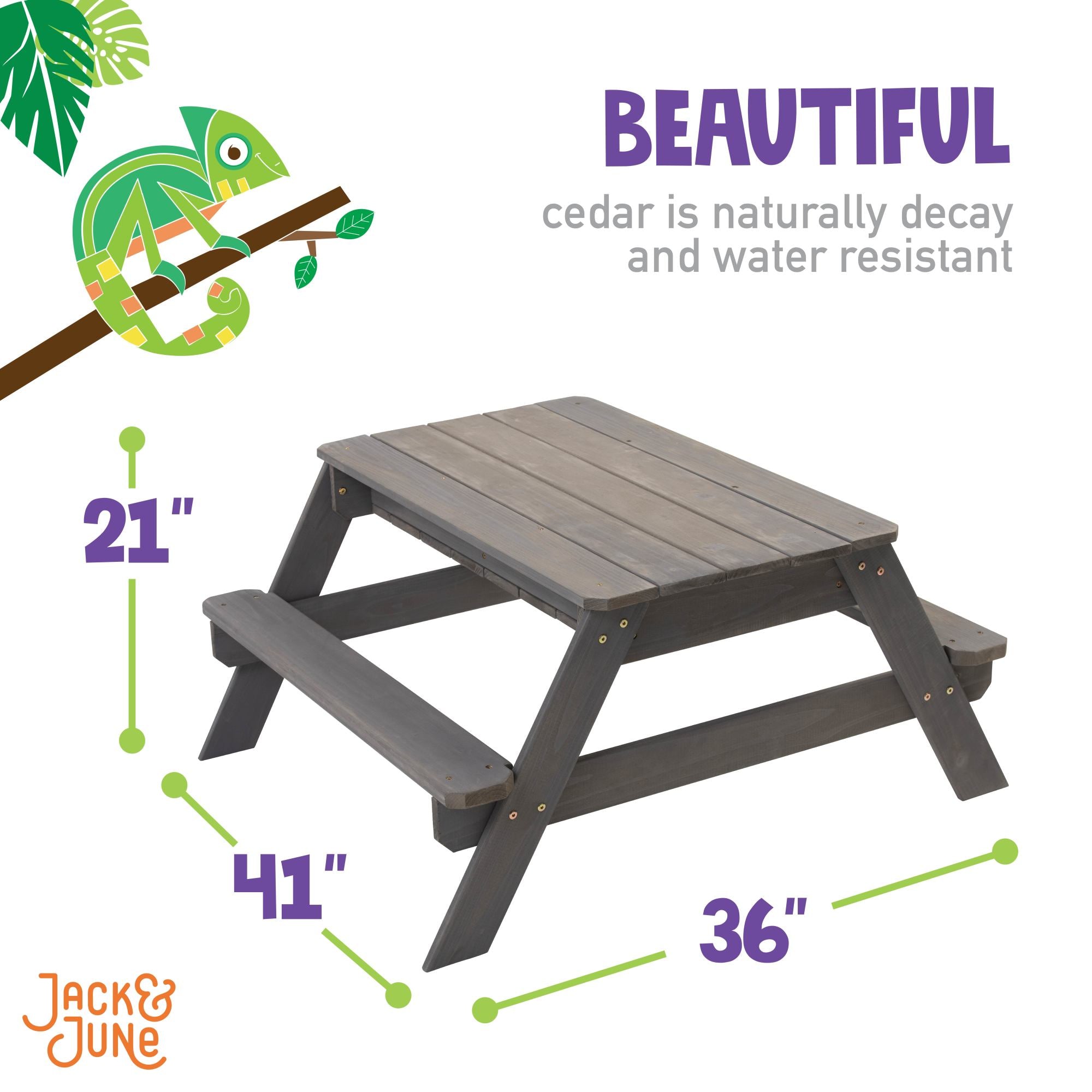 Convertible Childs Sand Box Table Combo | Woodplay