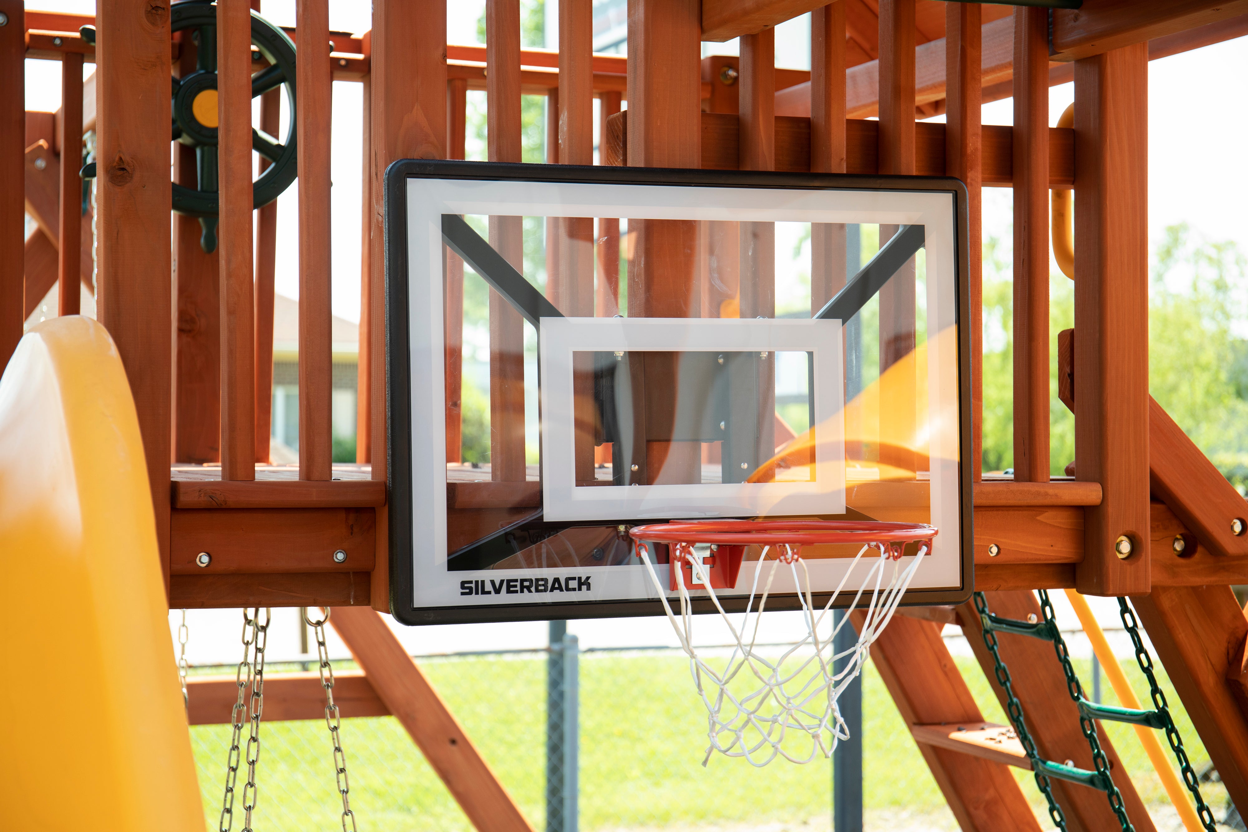 Top Childs Basketball Hoop for Playsets | Woodplay